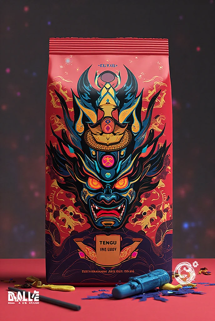 Ramen streetfood packaging concept called “Tengu Pulse”, fusion of ...