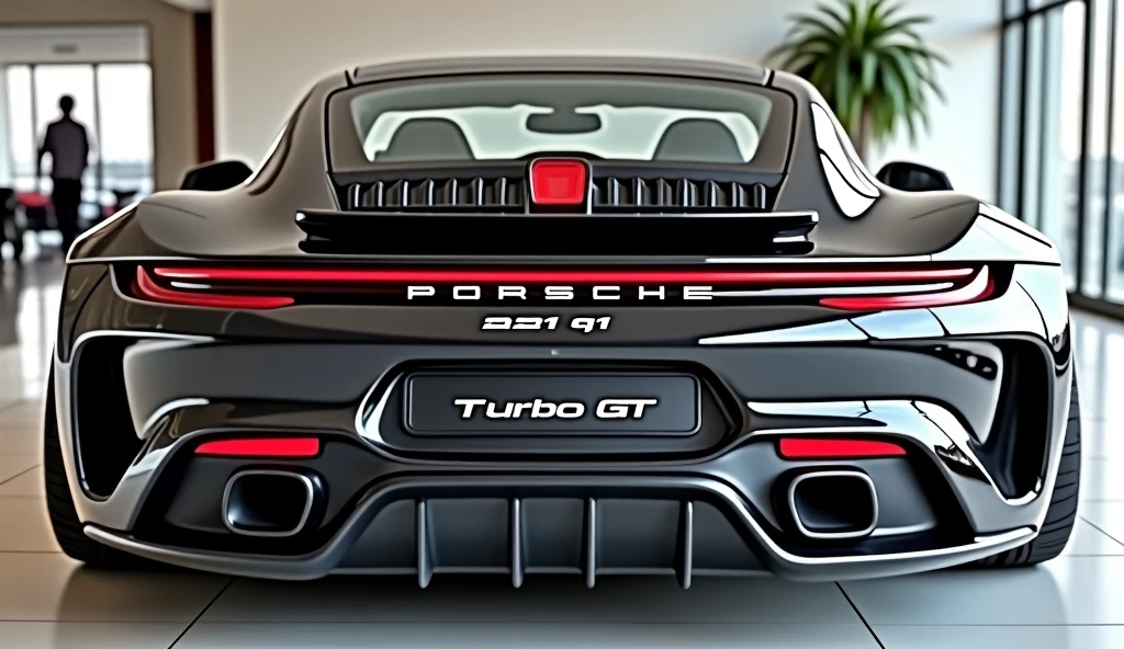 The Model. Design back full car back view of a ultra luxurious - SeaArt AI