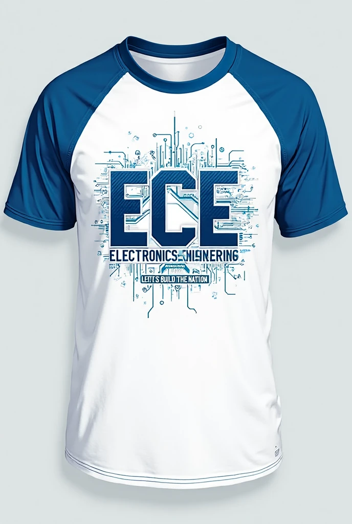 Create a varsity-style T-shirt design for Electronics Engineering ...