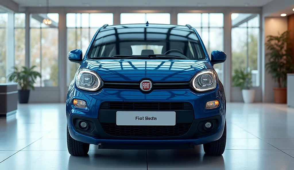 Ultra-realistic, high-quality front view of a 2026 Fiat Panda - SeaArt AI