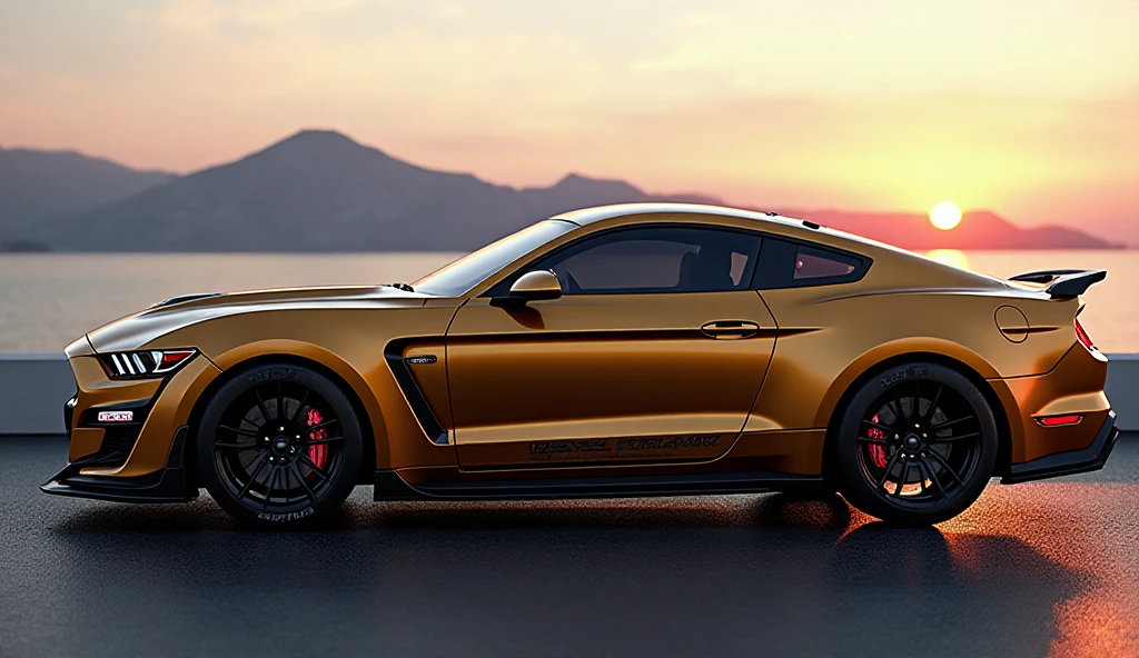 Step 3 — Right side view (profile) Right-side profile of 2026 Shelby ...