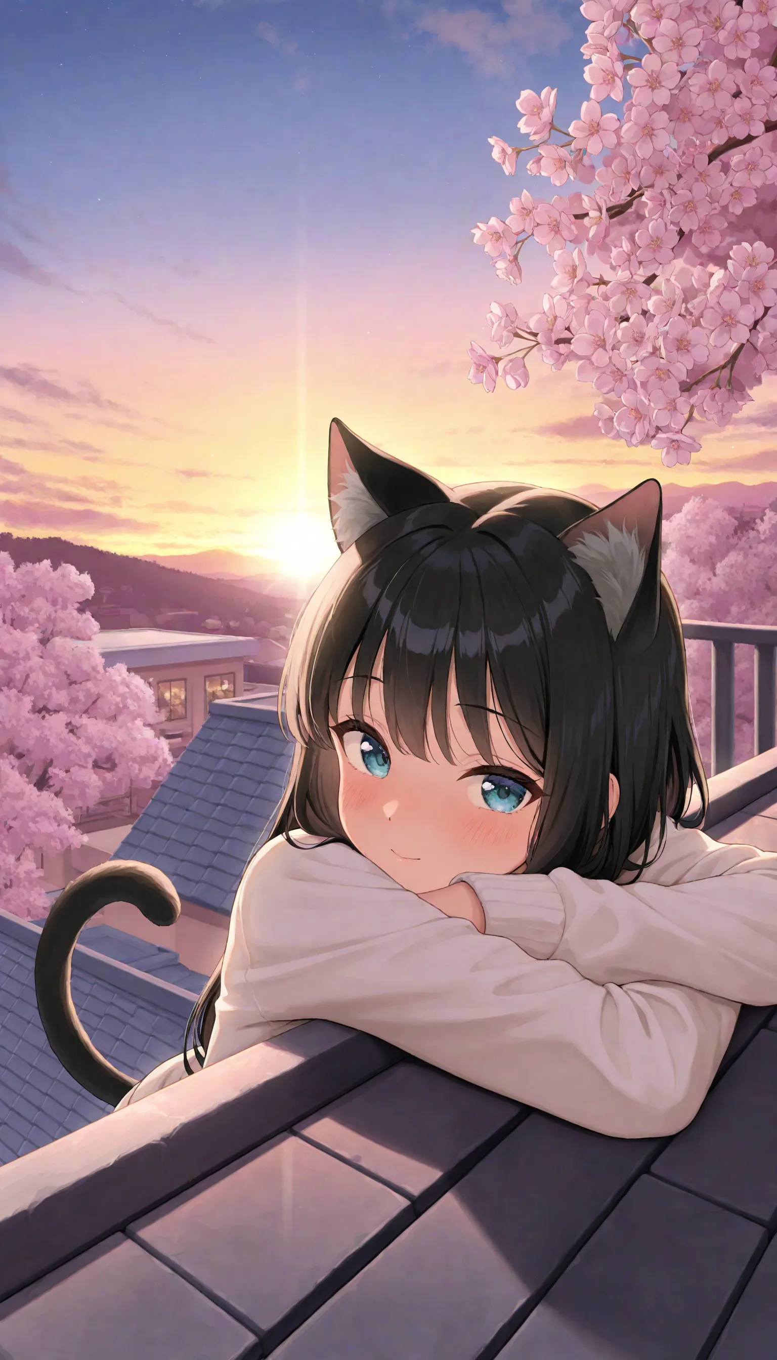 SeaArt AI | NEKO Sakura School Girl