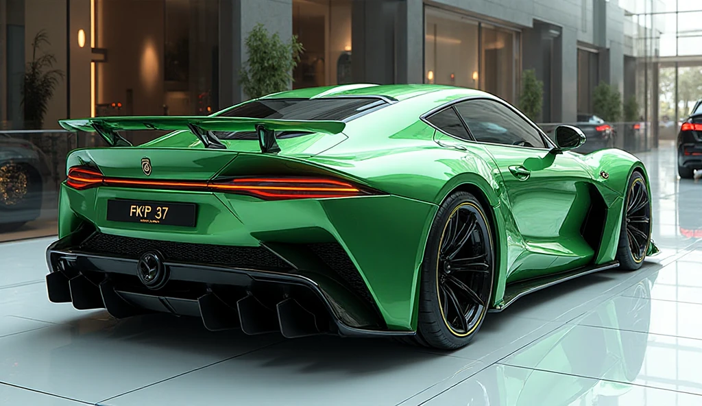 Design car back side, view of a ultra luxurious new model . SIAN FKP 37 ...