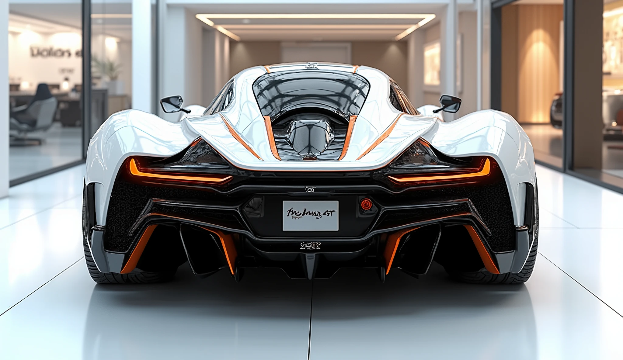 This Model. Design back full car back , view of a ultra luxurious 2026 ...