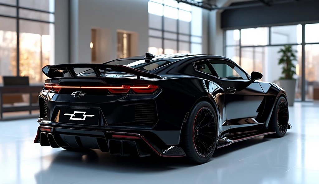 An ultra-realistic image of Aggressive ( back right side) view with ...
