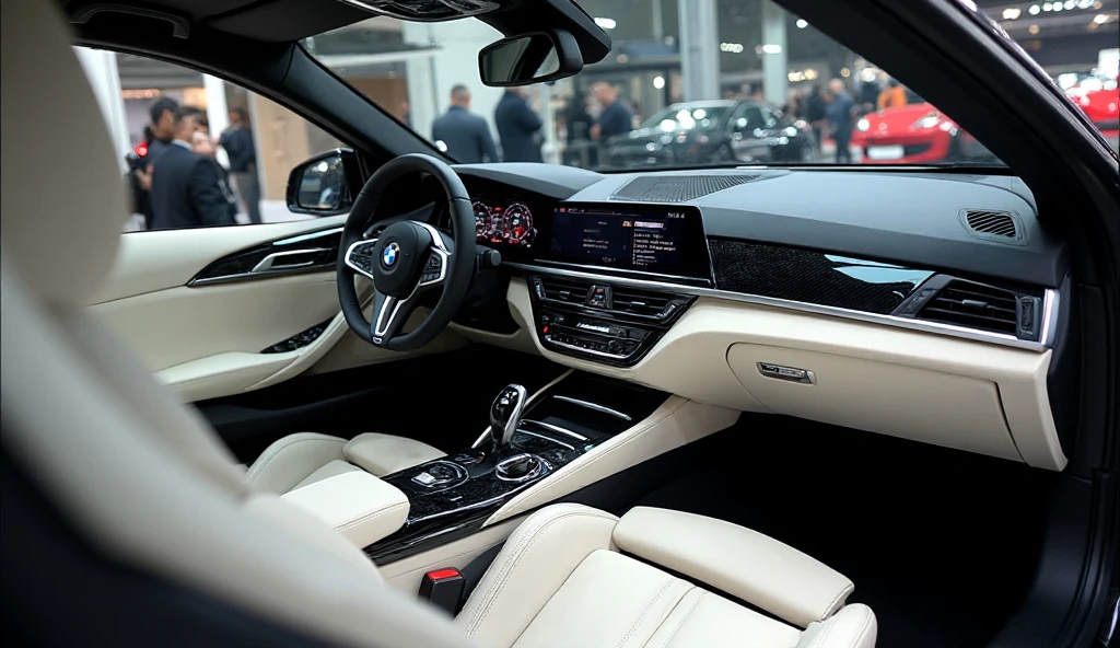 Highly detailed and realistic interior of (2025 BMW M4 ) a modern car ...
