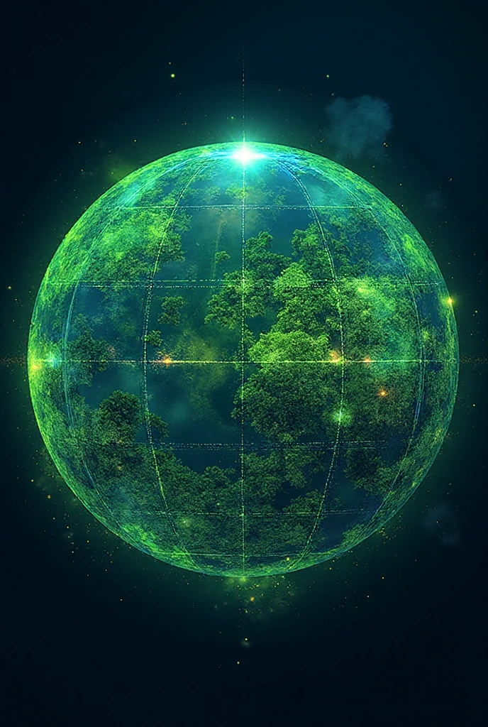 Vector style radar scan of Earth’s surface, forests, rivers, mountains ...