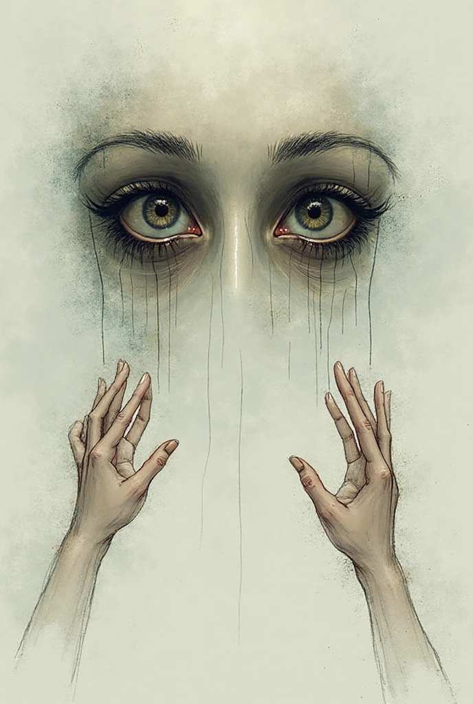 Illustration of the proverb eyes are afraid of hands do - SeaArt AI