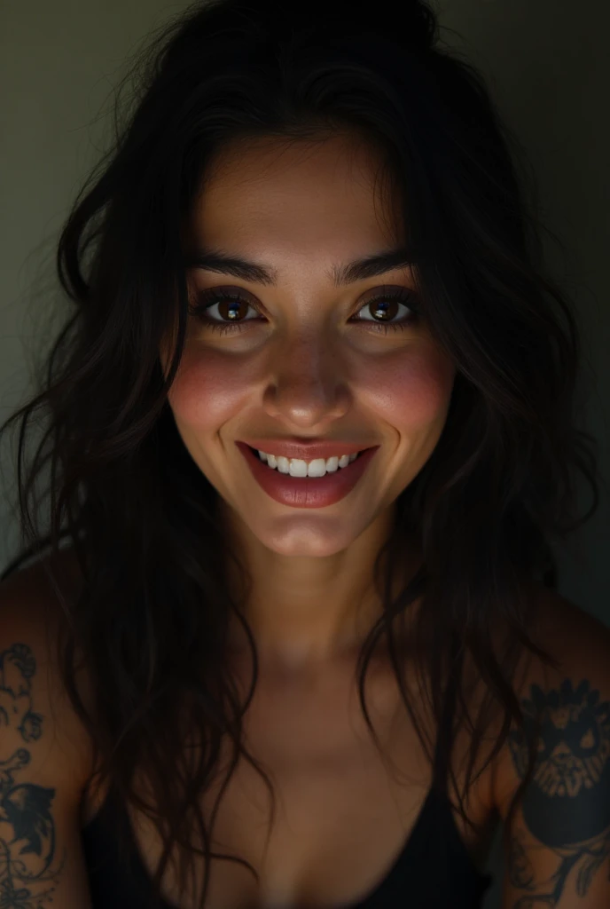 Create a 18-year-old looking woman, Brazilian facial features - SeaArt AI