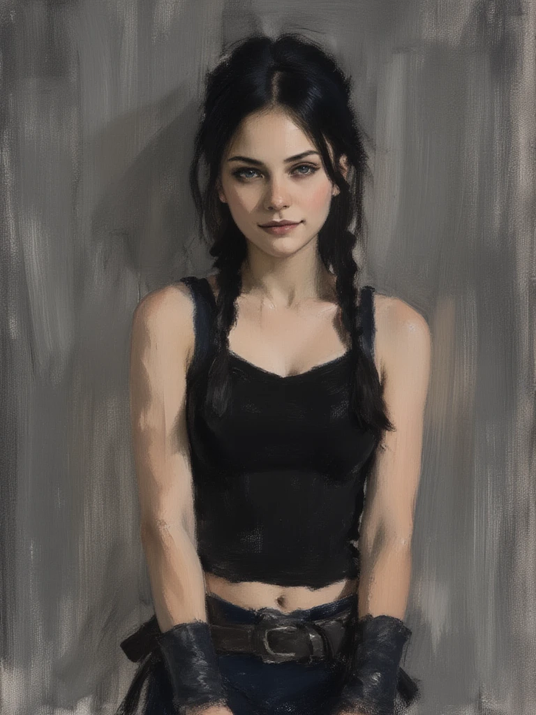 Sketch painting, marinette Dopanchan, Charcoal Gothic Fantasy Sketch ...