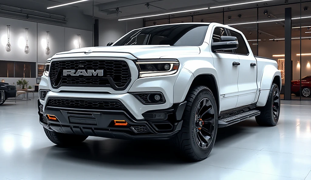 The model An ultra-realistic image of ( front bumper right lift Sadie ...