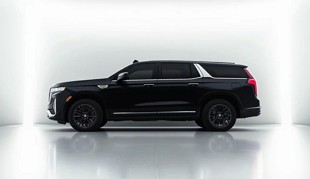 The 2026 Cadillac Escalade Black Raven edition, side profile shot ...