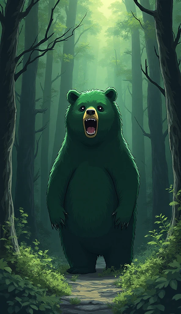 Midori no Kuma — Green Bear Cartoon In the deep forest of Hokkaido ...