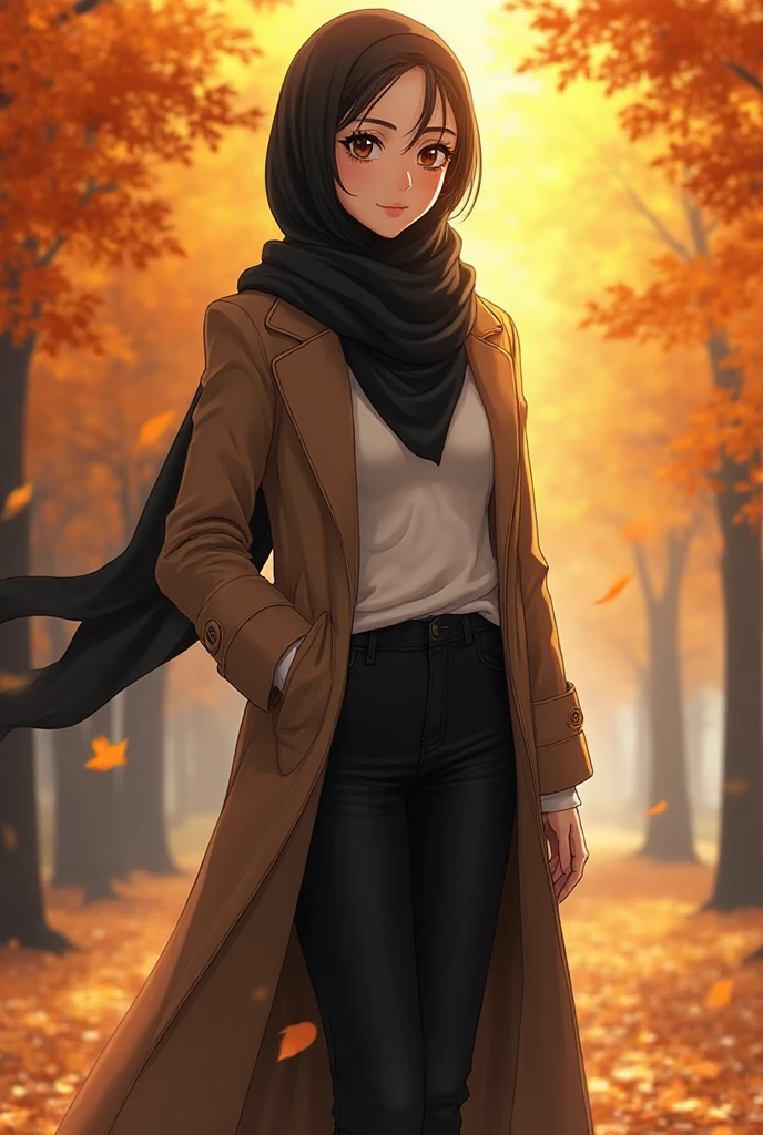 A breathtaking anime woman in her 40s, with a flawless hourglass figure ...