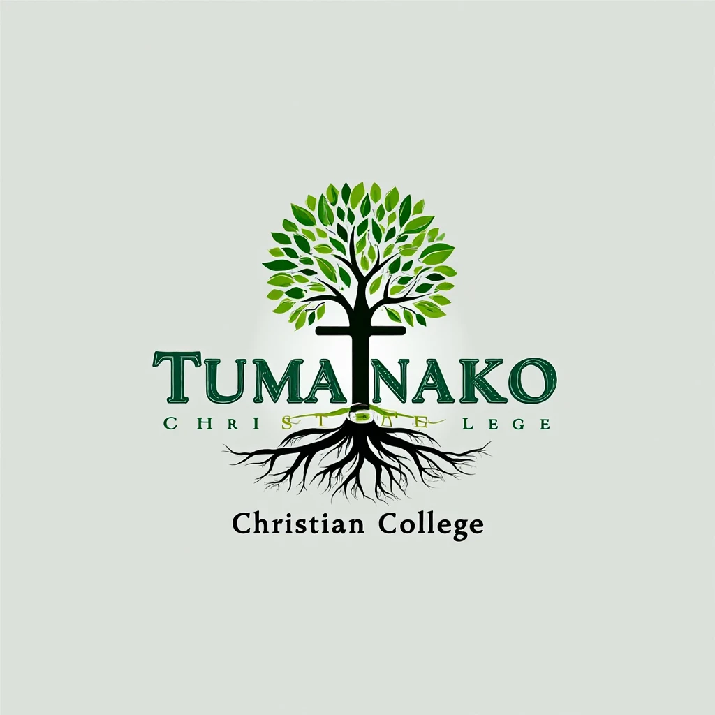 Image features a logo design for 'Tumanako Christian College - SeaArt AI