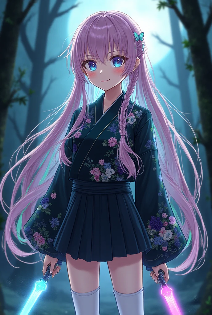 Full body portrait of an original female Demon Slayer character - SeaArt AI