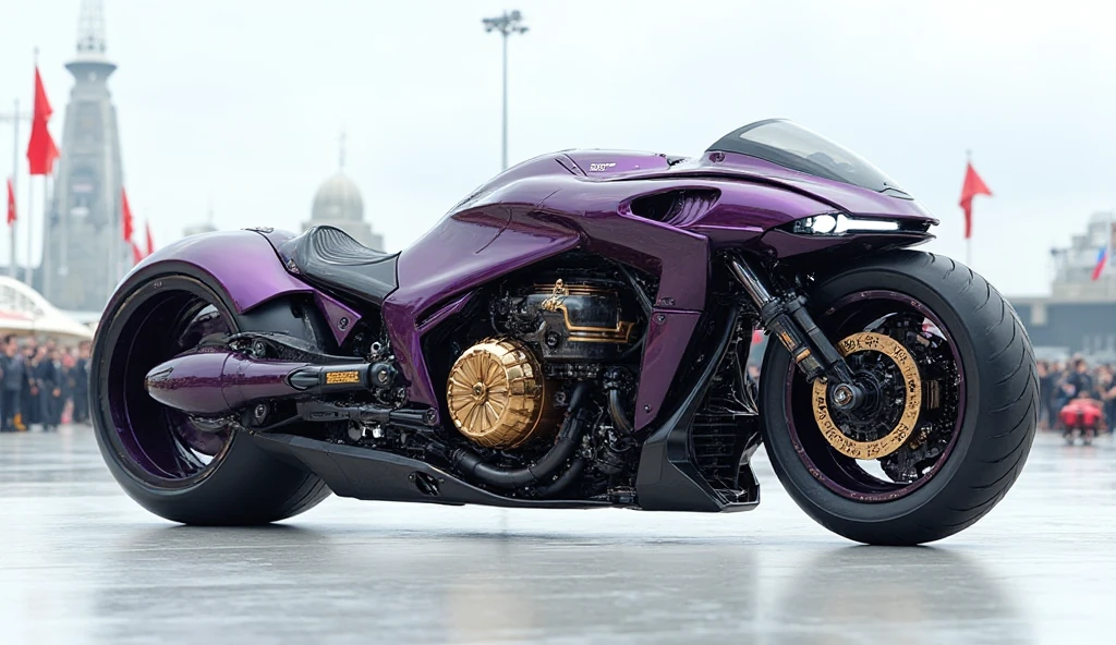 A massive futuristic American military superbike by[Rolls-Royce ...