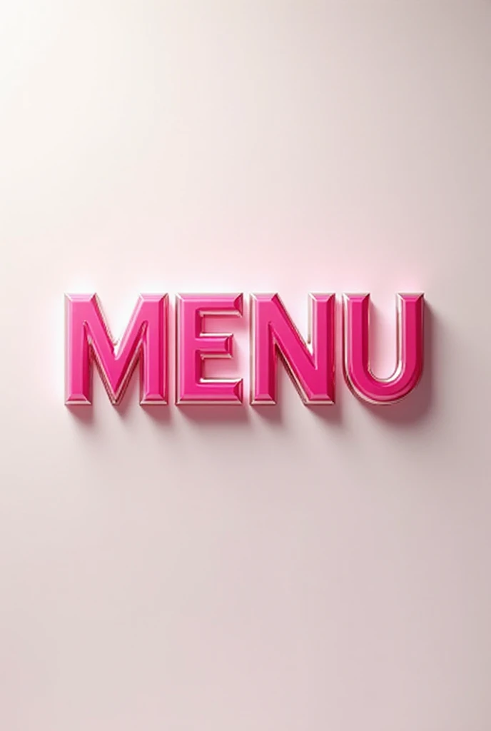 I need you to make me a logo that says menu in pink - SeaArt AI