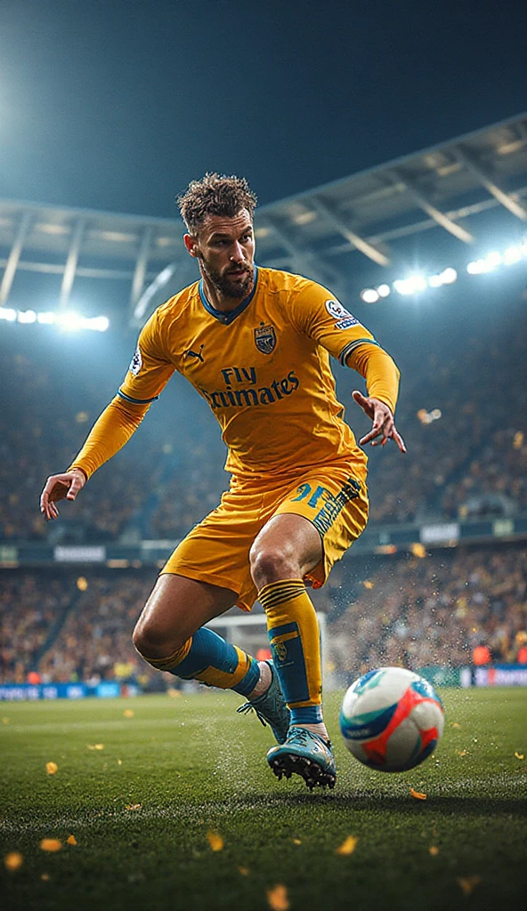 Make a cover for today's 19,45 Champions League game, I need to post it ...