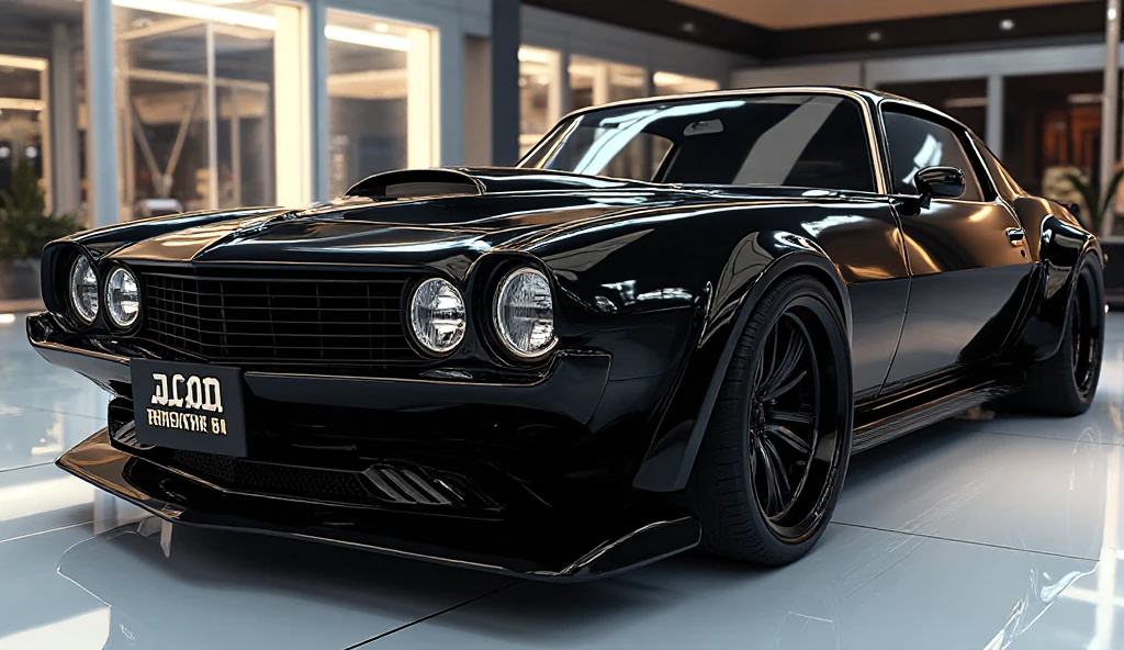 An ultra-realistic image of Aggressive ( lift front ) view with ...