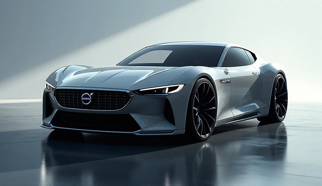 Give me the same image with Volvo logo on it as a shiny view - SeaArt AI