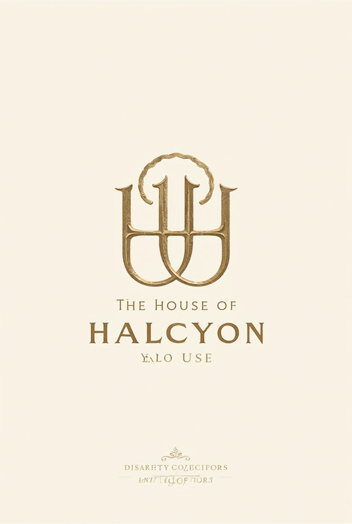 Design a sophisticated monogram logo for "The House of Halcyon - SeaArt AI