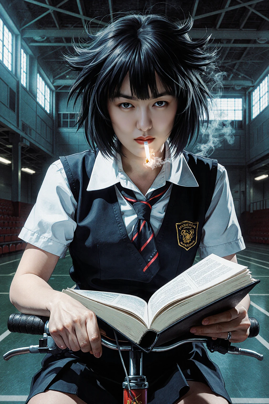 Makiko in her high school days...🤔