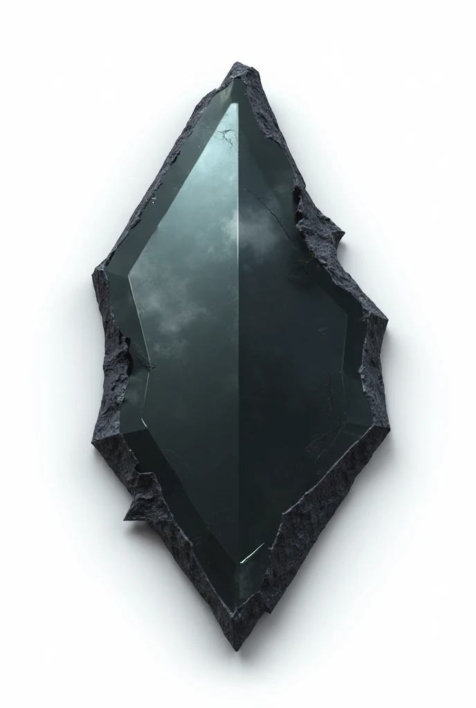 Cursed mirror shard game token, a sharp fragment of a broken mirror ...