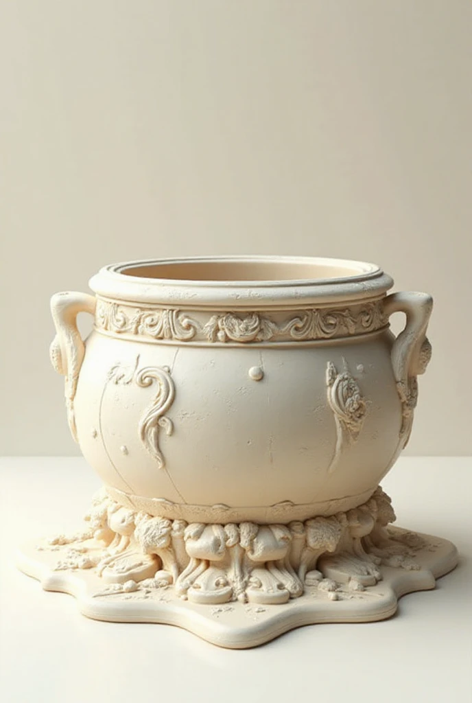 Witch's Cauldron Realistic 3D sculpture of a witch's cauldron - SeaArt AI