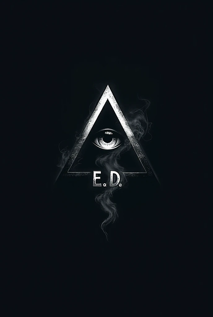 Logo for dark and mystical rap artist : triangular silhouette with an ...