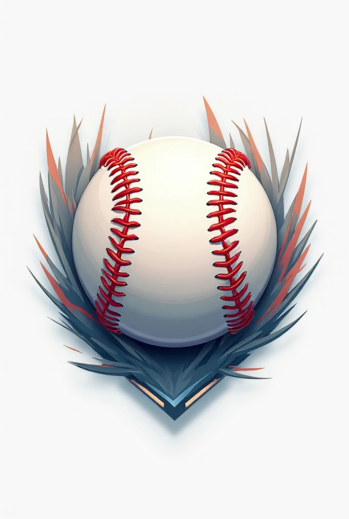 A baseball logo - SeaArt AI