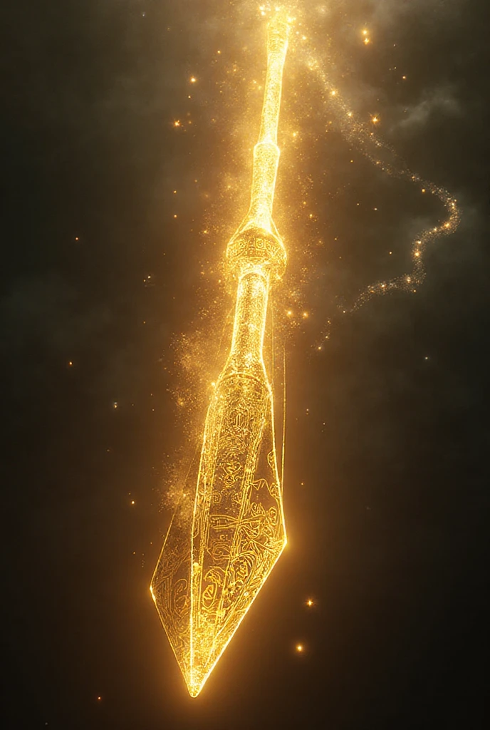 A divine golden harpoon - SeaArt AI