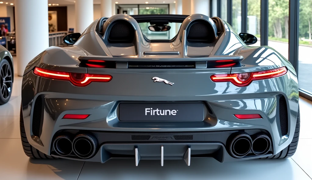 2026 Jaguar GT number plate called a GT - SeaArt AI