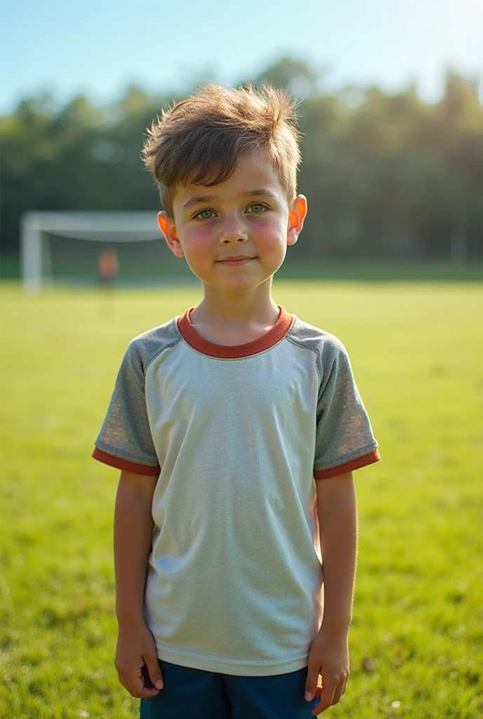 A young boy, visible ????? and back. Do you wear shorts. playing on the ...