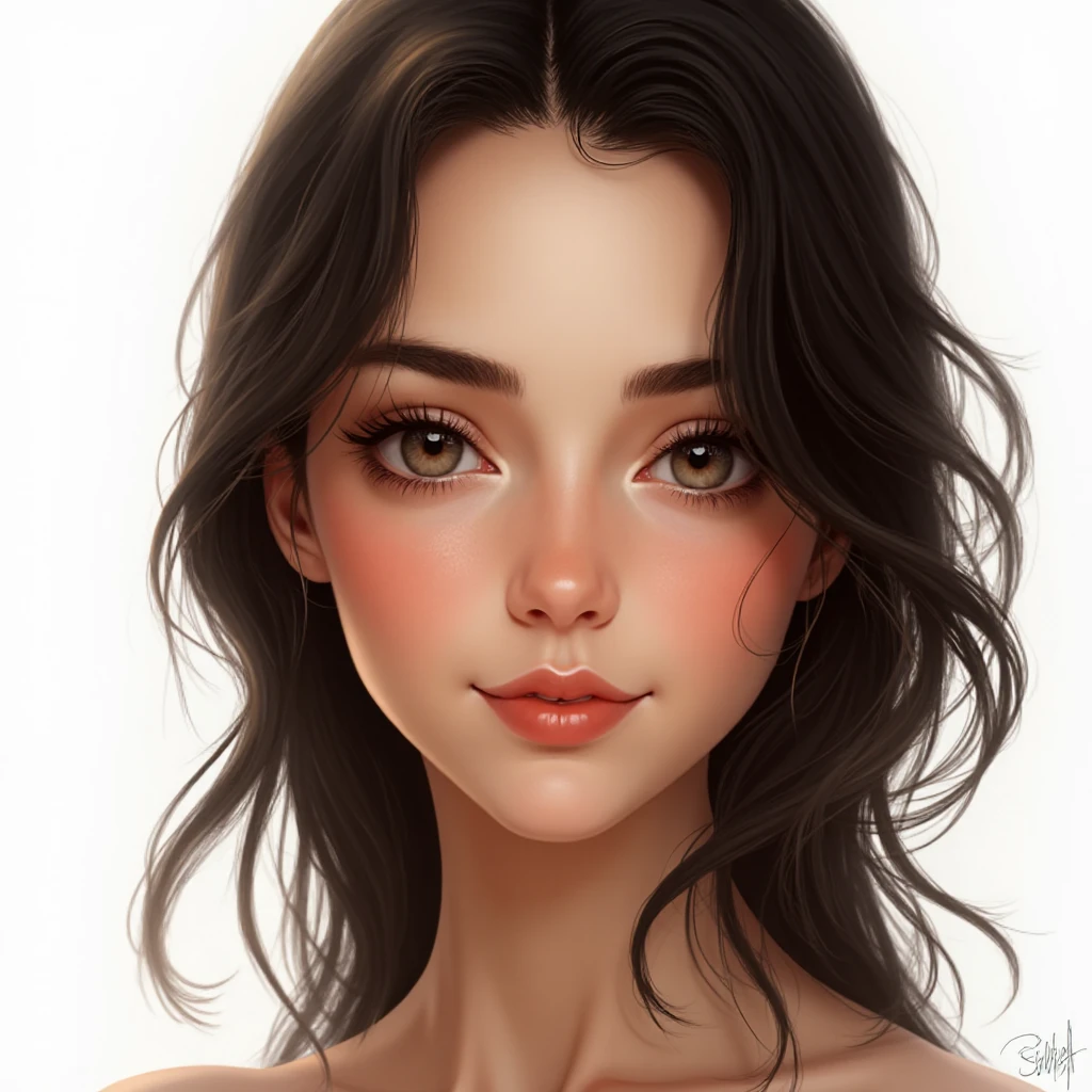 Realistic, detailed portrait of extremely beautiful and sexy Ukrainian ...
