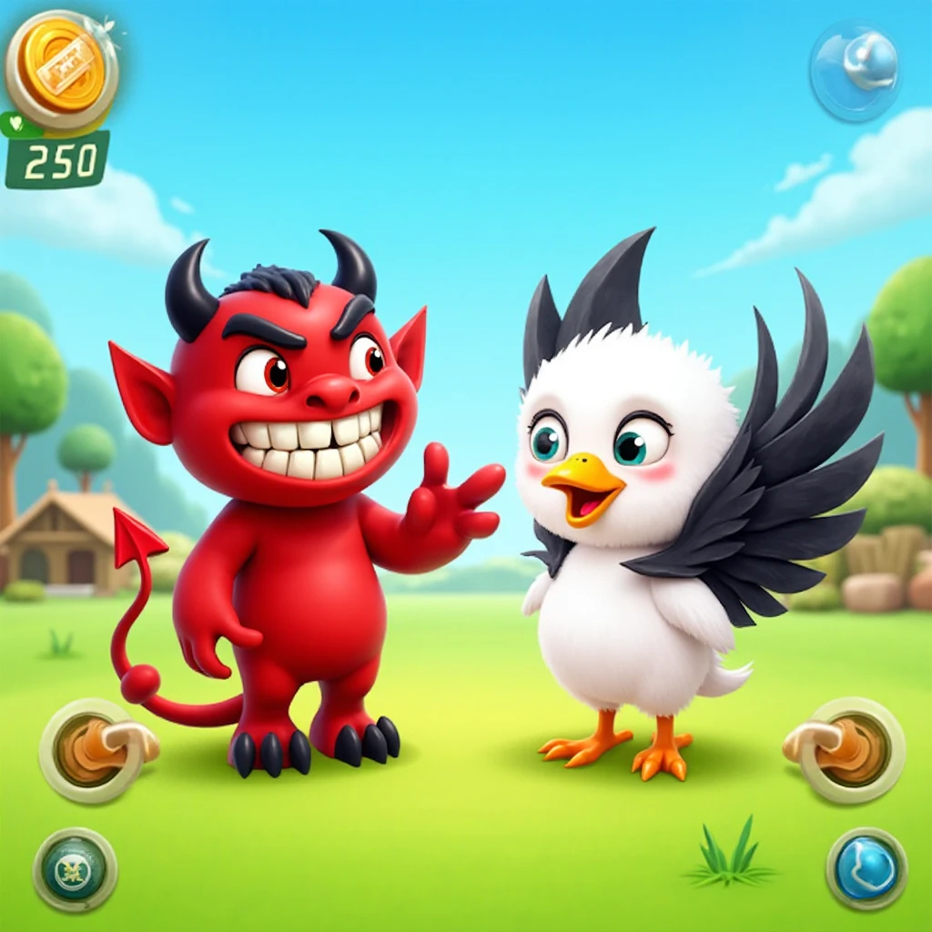 A video game scenerio is presented, a high quality and detailed hd ...