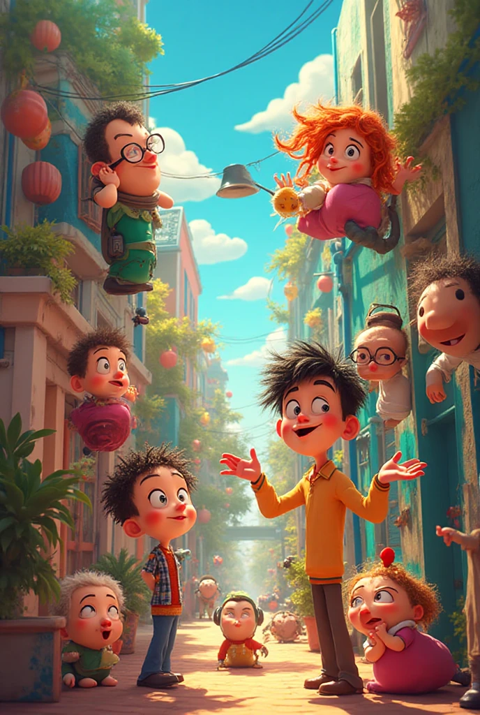 Create me a 5 min video telling a funny story from its 4 photos - SeaArt AI