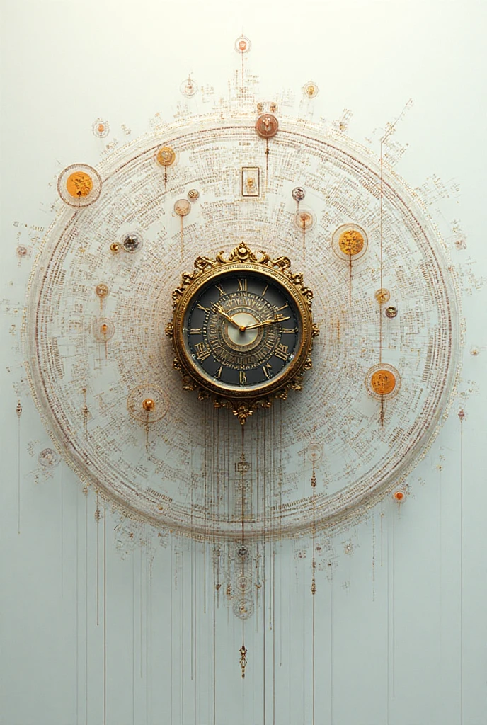 A clock mind map where the clock marks dates instead and where the ...