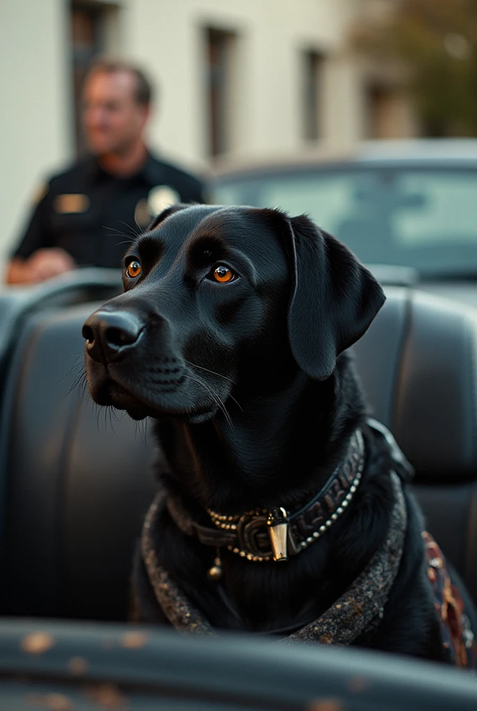 Make a black lab getting pulled over, and the cop asks, "do you know ...