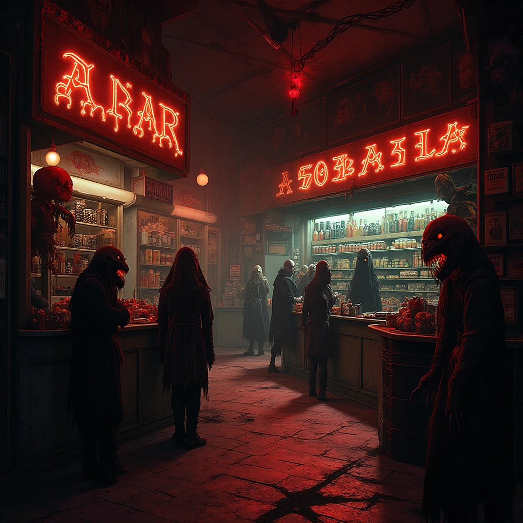 Hell Convenience Store - SeaArt AI