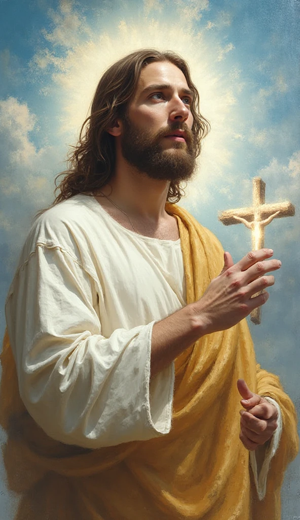 Jesus Christ portrayed in classical Renaissance painting style - SeaArt AI