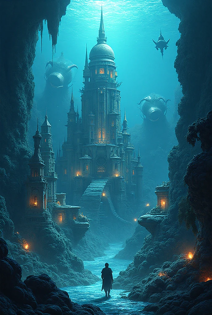Make a thumbnail for my YouTube channel the lost city Atlantis and fan ...