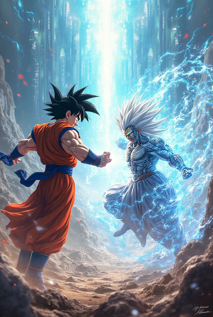 Son Goku Vs Satoru Gojo Seaart Ai