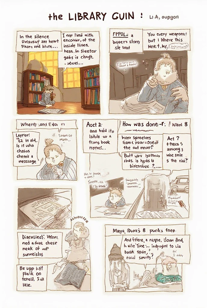 💌 “The Library Love Plan” (English Version) 📦 Panel 1 – Scene - SeaArt AI