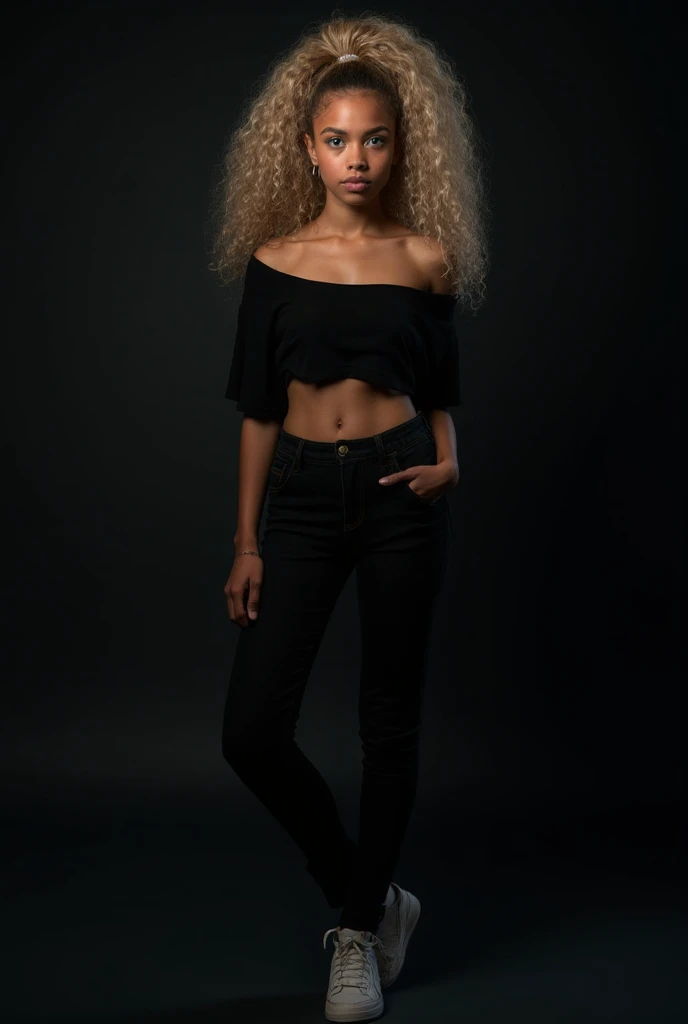 High-resolution, ultra-realistic professional full-body studio portrait ...