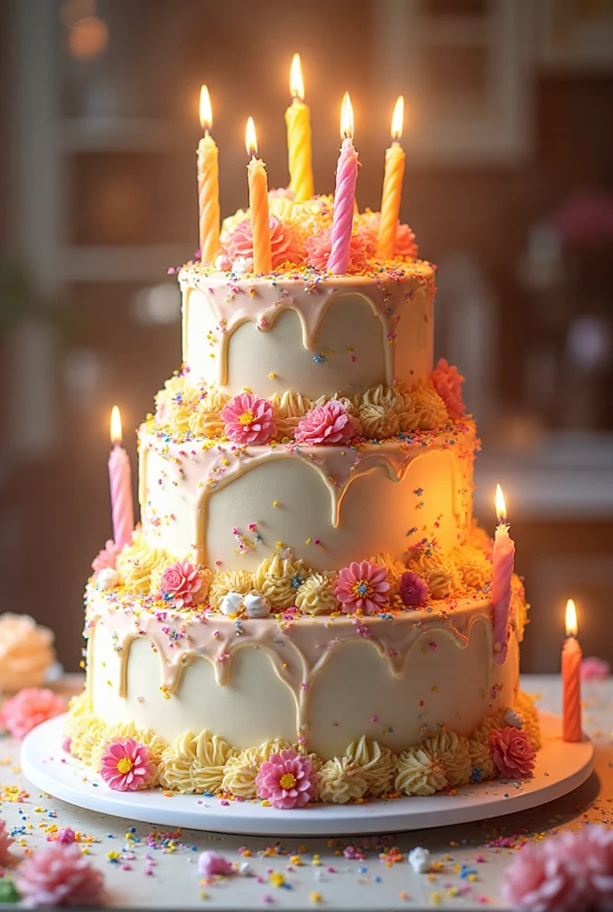 Birthday cake sample - SeaArt AI