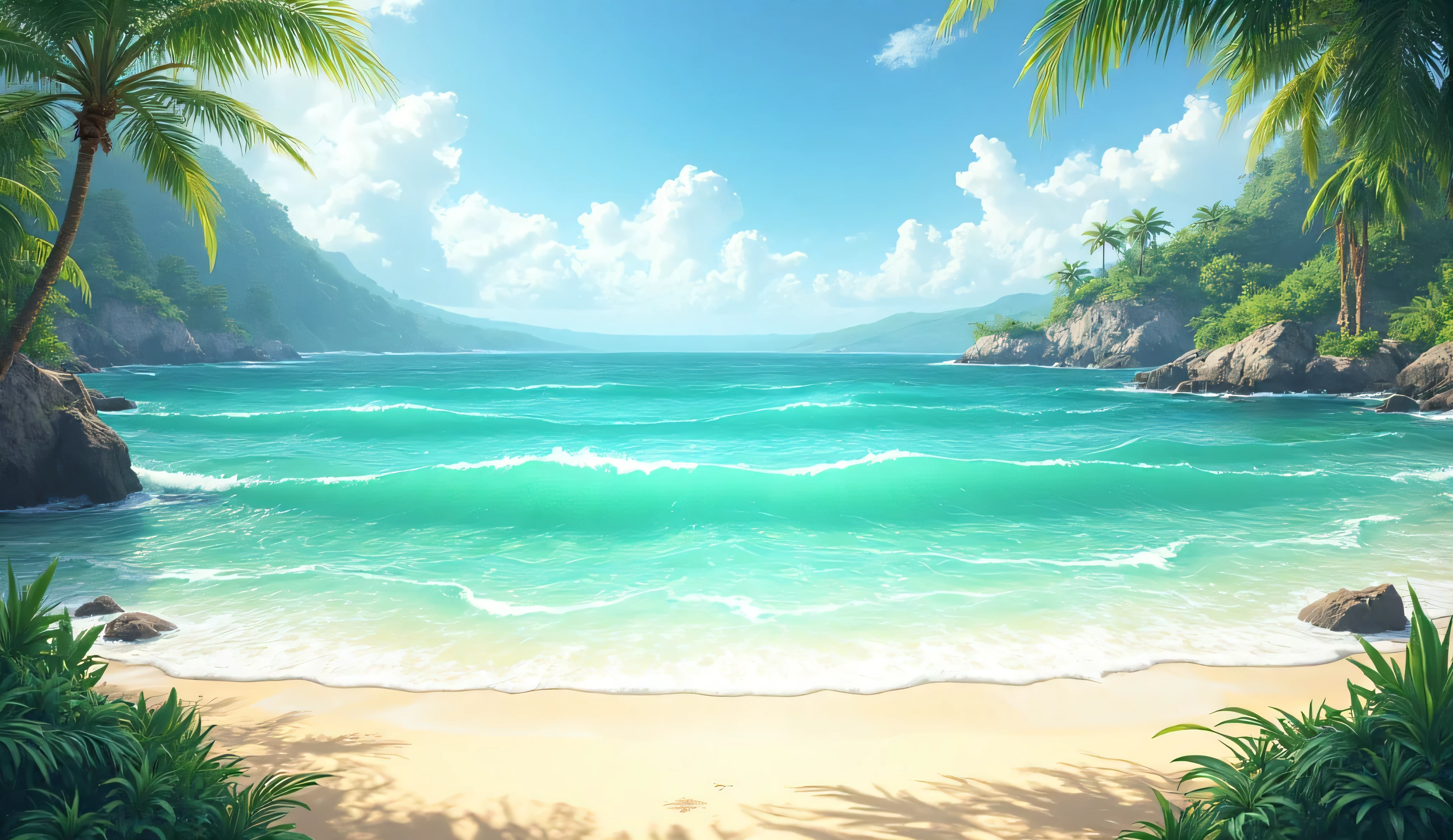 The state of the ocean in super high definition Beautiful Beach emerald ...