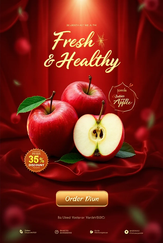 A professional and vibrant food advertisement template for promoting ...