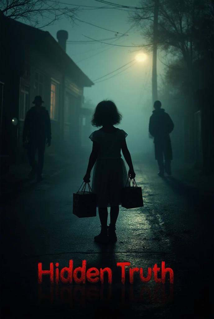 Cinematic true crime YouTube thumbnail for "Hidden Truth": a symbolic ...