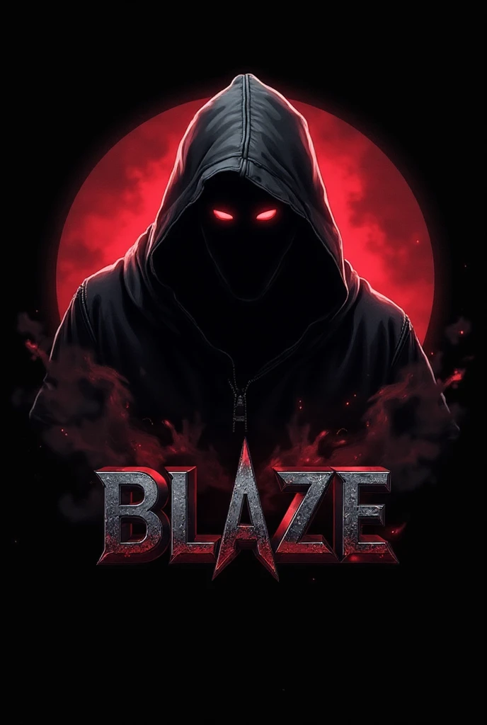 Dark eSports logo for a Warzone DMZ clan named “BLAZE”. A hooded ...